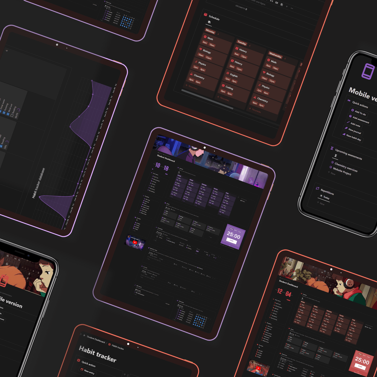 Student Notion Template - Digital – Lofi Merch - Merch