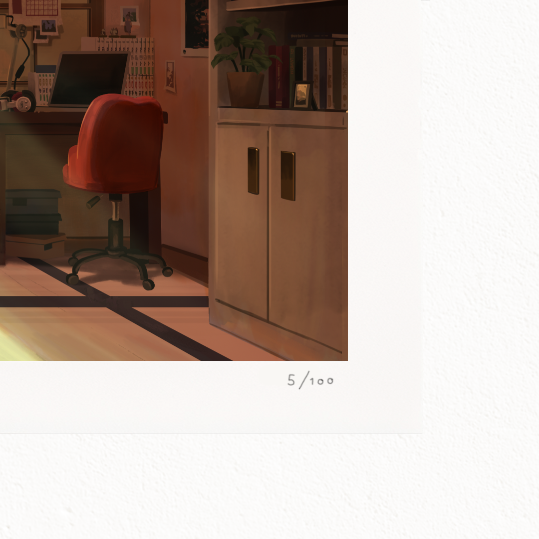 Lofi Girl Get Some Rest (100 units) - Print – Lofi Merch - Merch