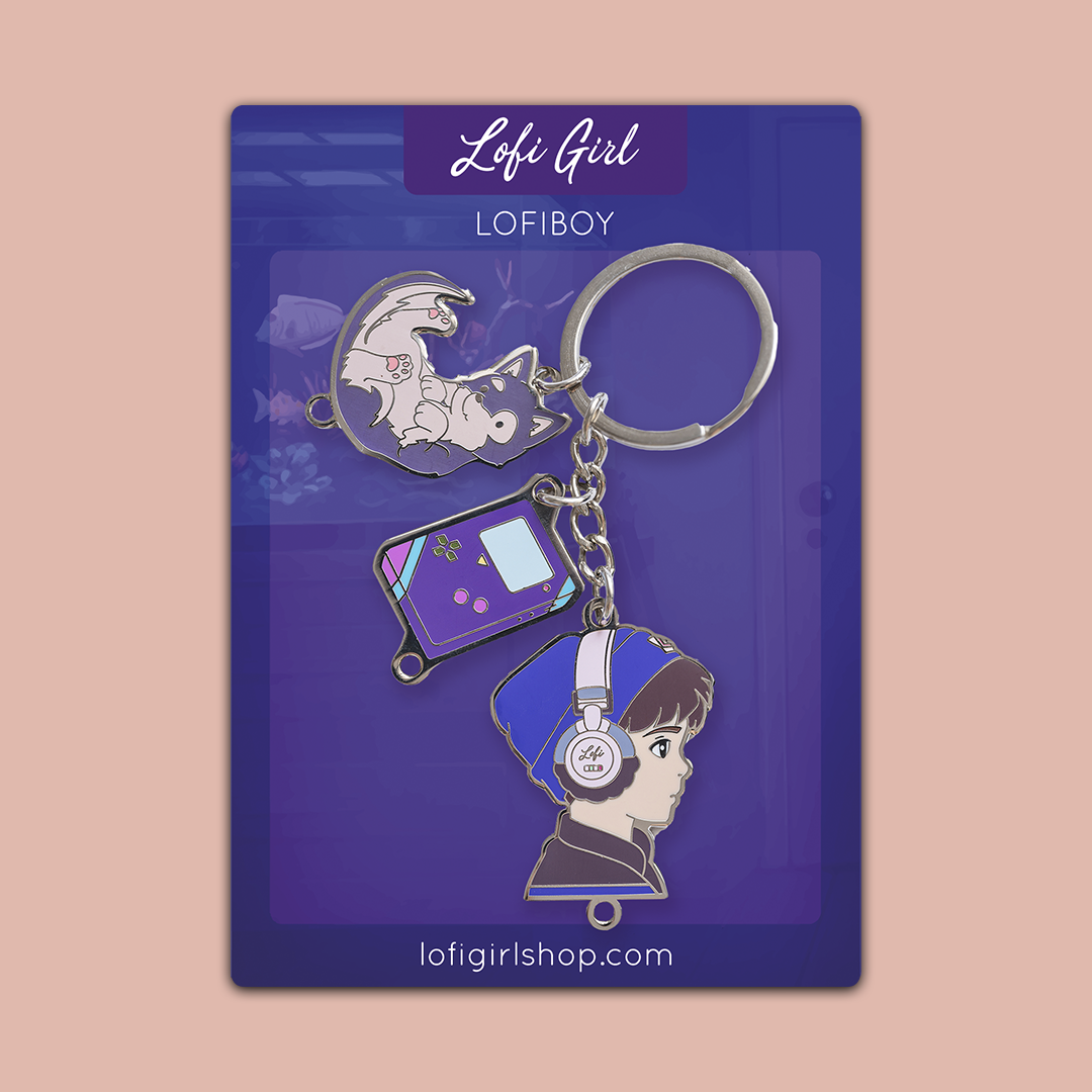 Lofi Boy - Keychain – Lofi Merch - Merch